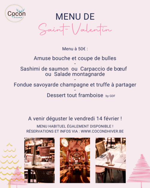 Cocon d'Hiver - Restaurant éphémère hivernal à Meux Cocon d'Hiver